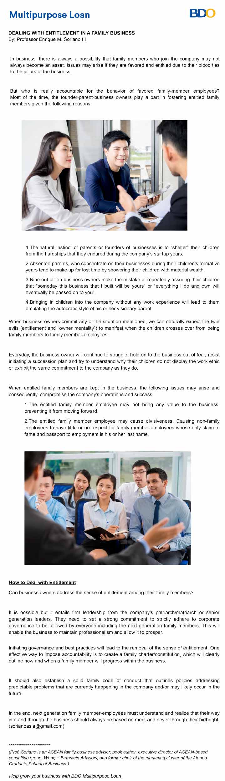 Multipurpose Loan | BDO Unibank, Inc.